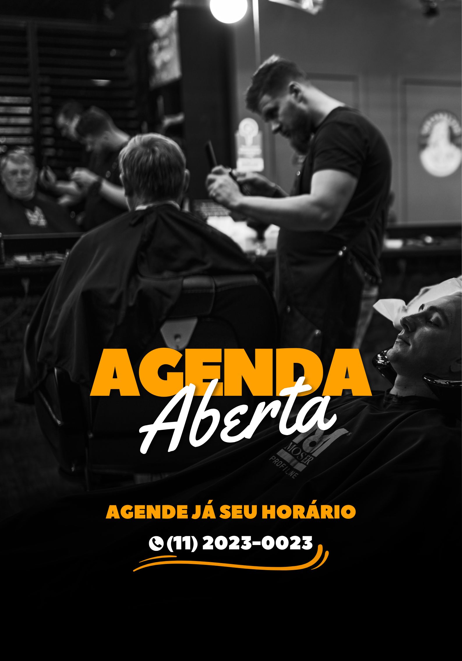 Banner de Barbearia - 3G Porta Banner e Banner Impresso em 24h