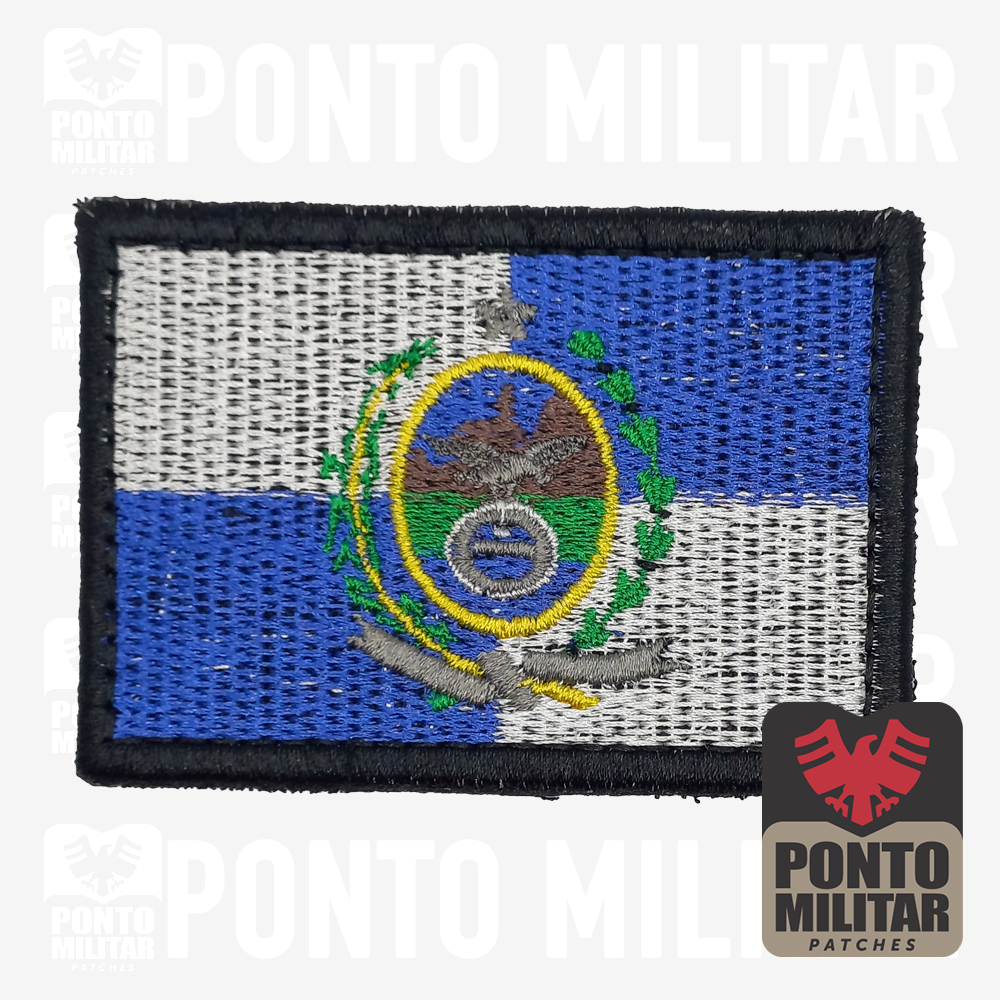 Bandeira Do Rio Do Janeiro - Patches Militares Emborrachado e Bordados