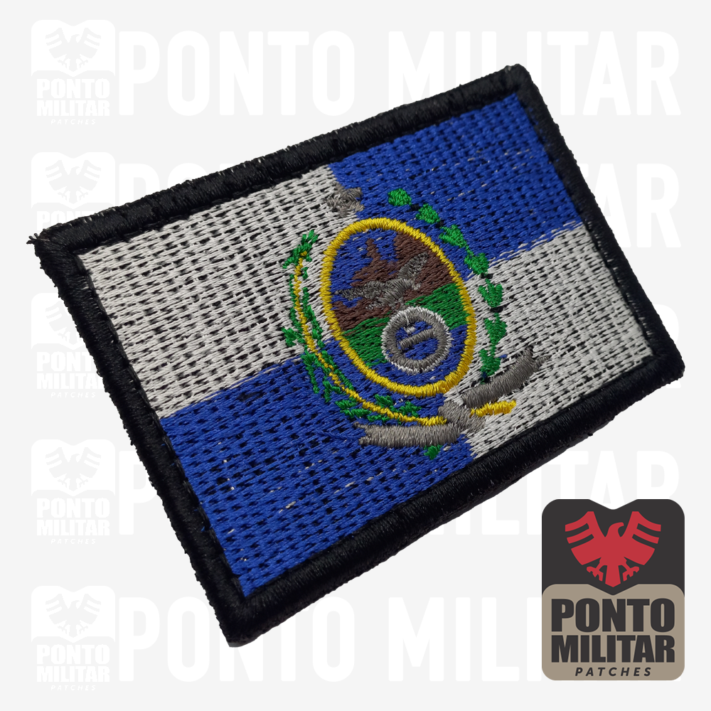 Bandeira Do Rio Do Janeiro - Patches Militares Emborrachado e Bordados
