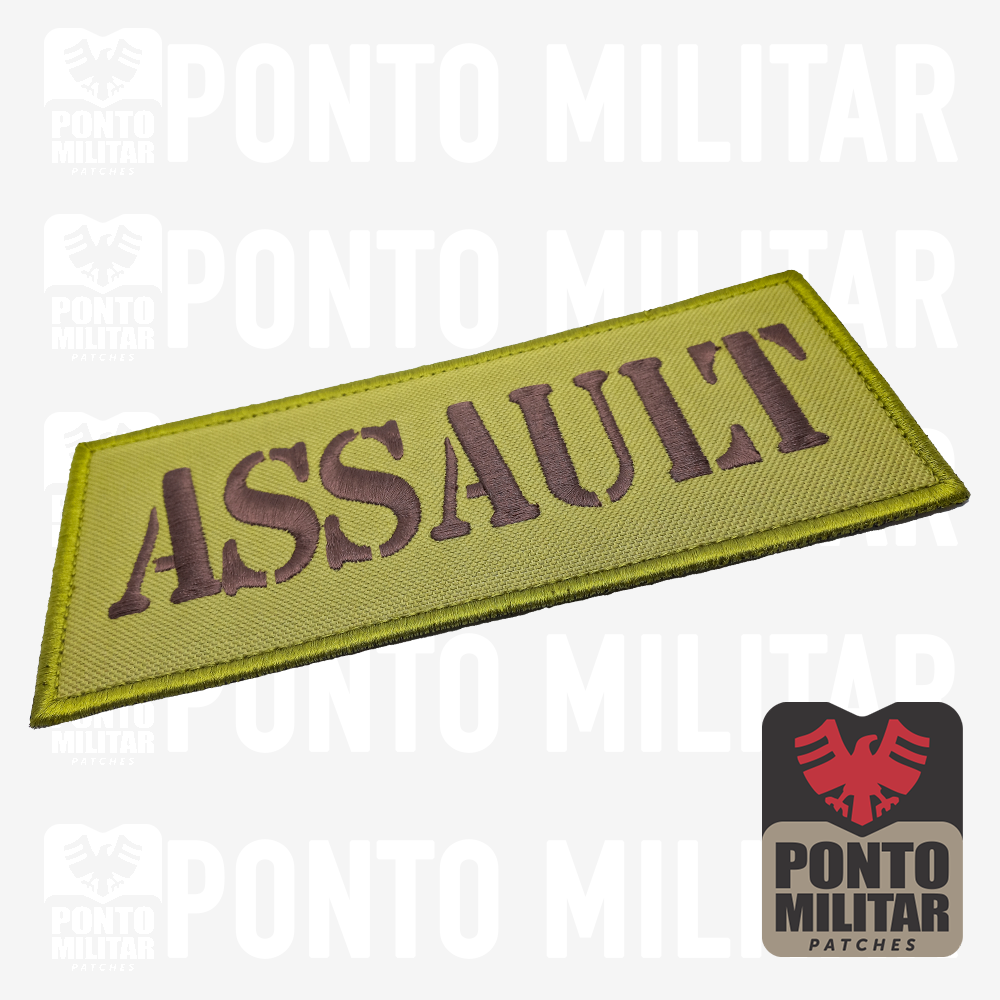 Assault Patch Costa Grande Bordado - Ponto Militar - Patches Militares Emborrachado e Bordados