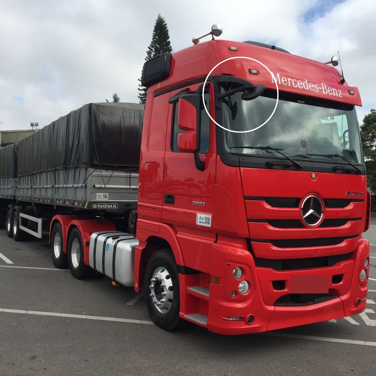 Retrovisor Rampa MB Actros 2651 - BRUTOEXPRESS | Tudo para Seu Caminhão