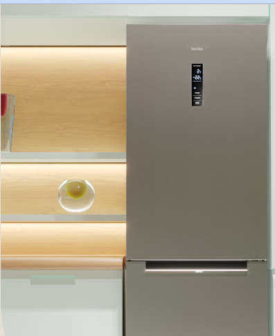 Refrigerador Invita Titânio Bottom freezer 360 L-220V - Casa de Lila ...