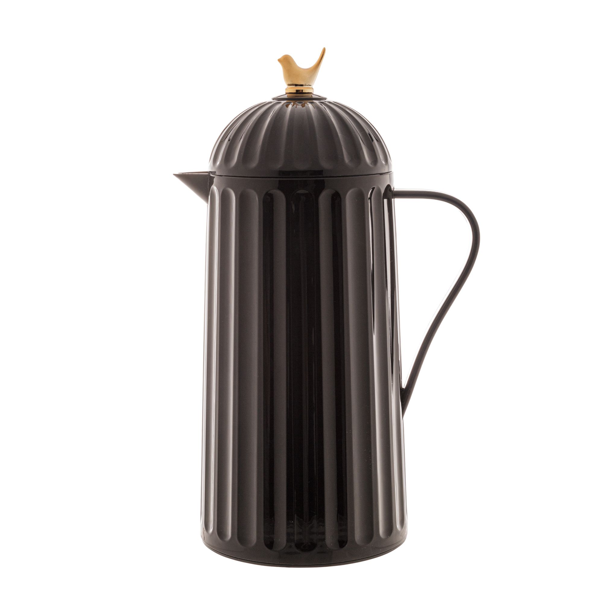 Garrafa Térmica Bird Preta 1l - Loja de Artigos para Decoração - Kasa Ideia