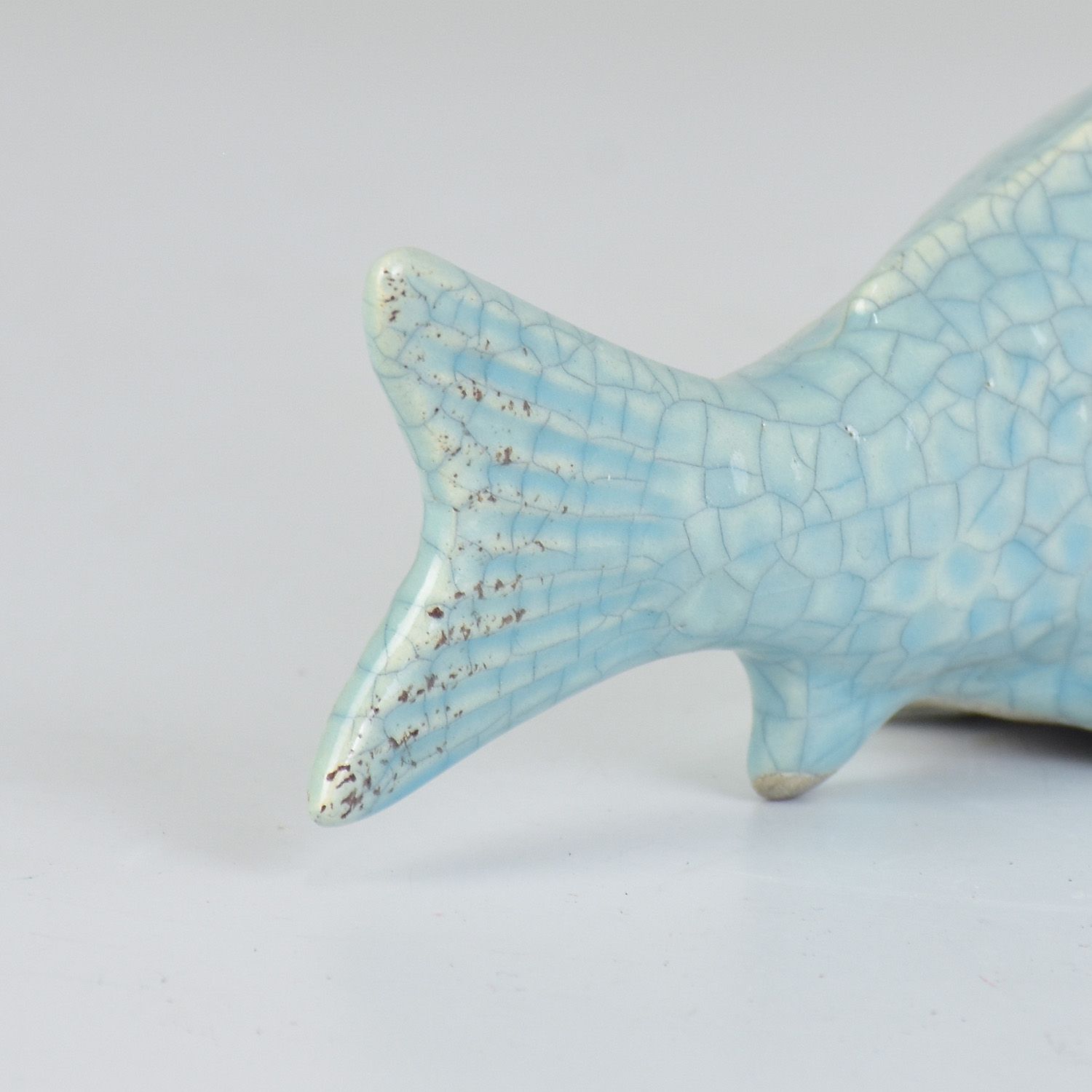 Peixe Ceramica Azul - Loja de Artigos para Decoração - Kasa Ideia