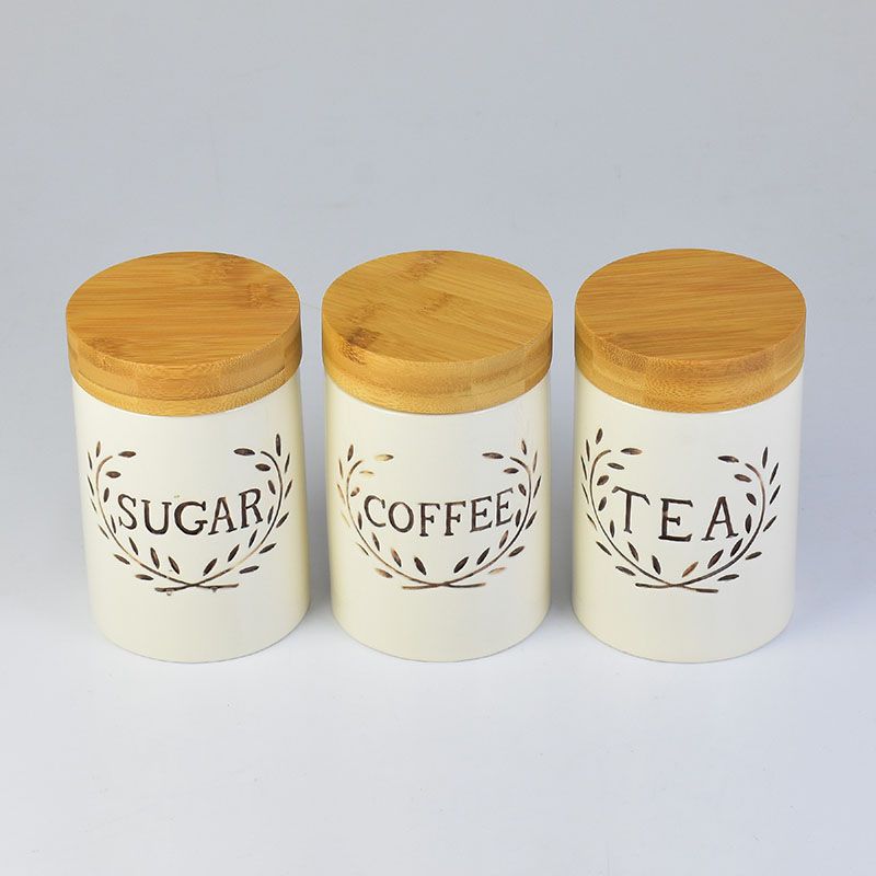Potes Sugar, Tea, Coffee em Cerâmica - Loja de Artigos para Decoração ...