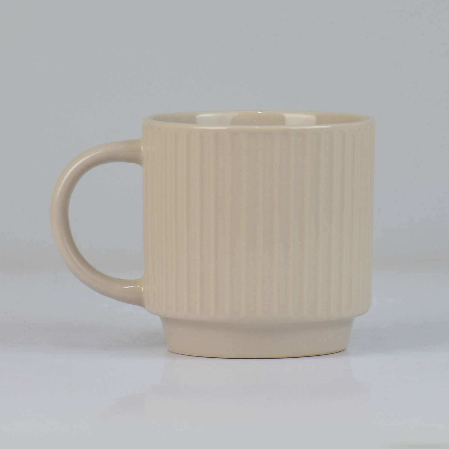 Caneca Retrô Lines Bege Claro 350ml - Loja de Artigos para Decoração ...
