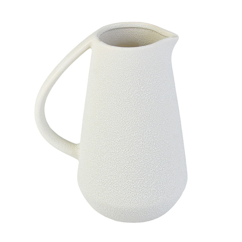 Vaso Jarra Rustico Branco em Cerâmica - Loja de Artigos para Decoração ...