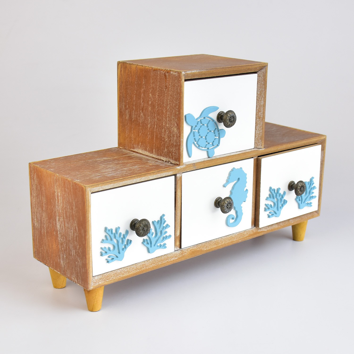 Mini Gaveteiro 4 Gavetas Retangular Ocean - Loja de Artigos para ...