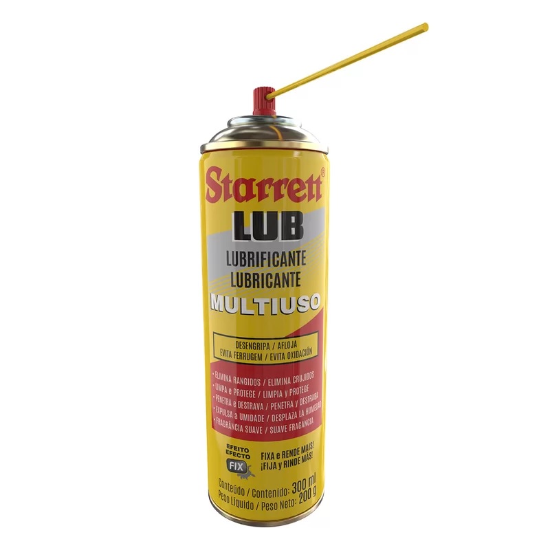 LUBRIFICANTE SPRAY MULTIUSO LUBE STARRETT - 300ML - Papelaria Zap Ltda ...