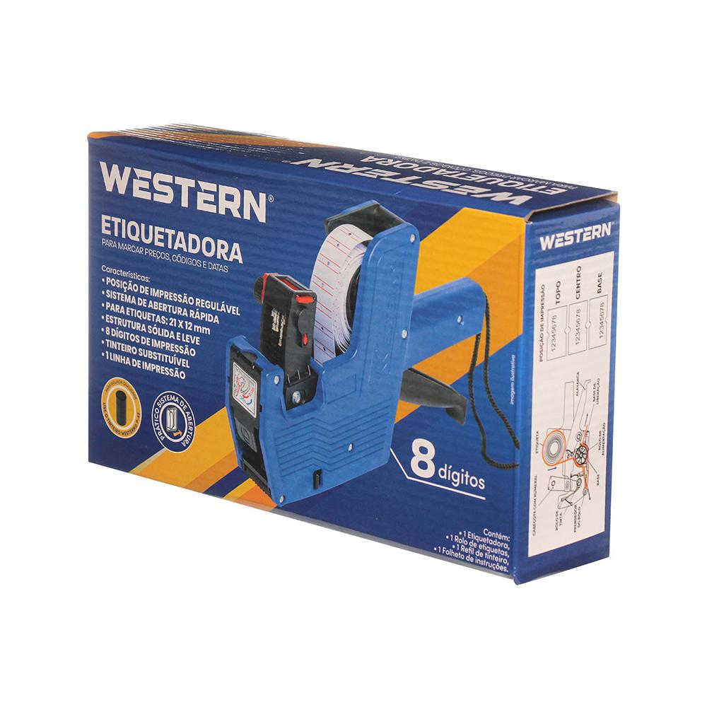 ETIQUETADORA P-45 8 DÍGITOS - WESTERN - Papelaria Zap Ltda » Muito mais ...