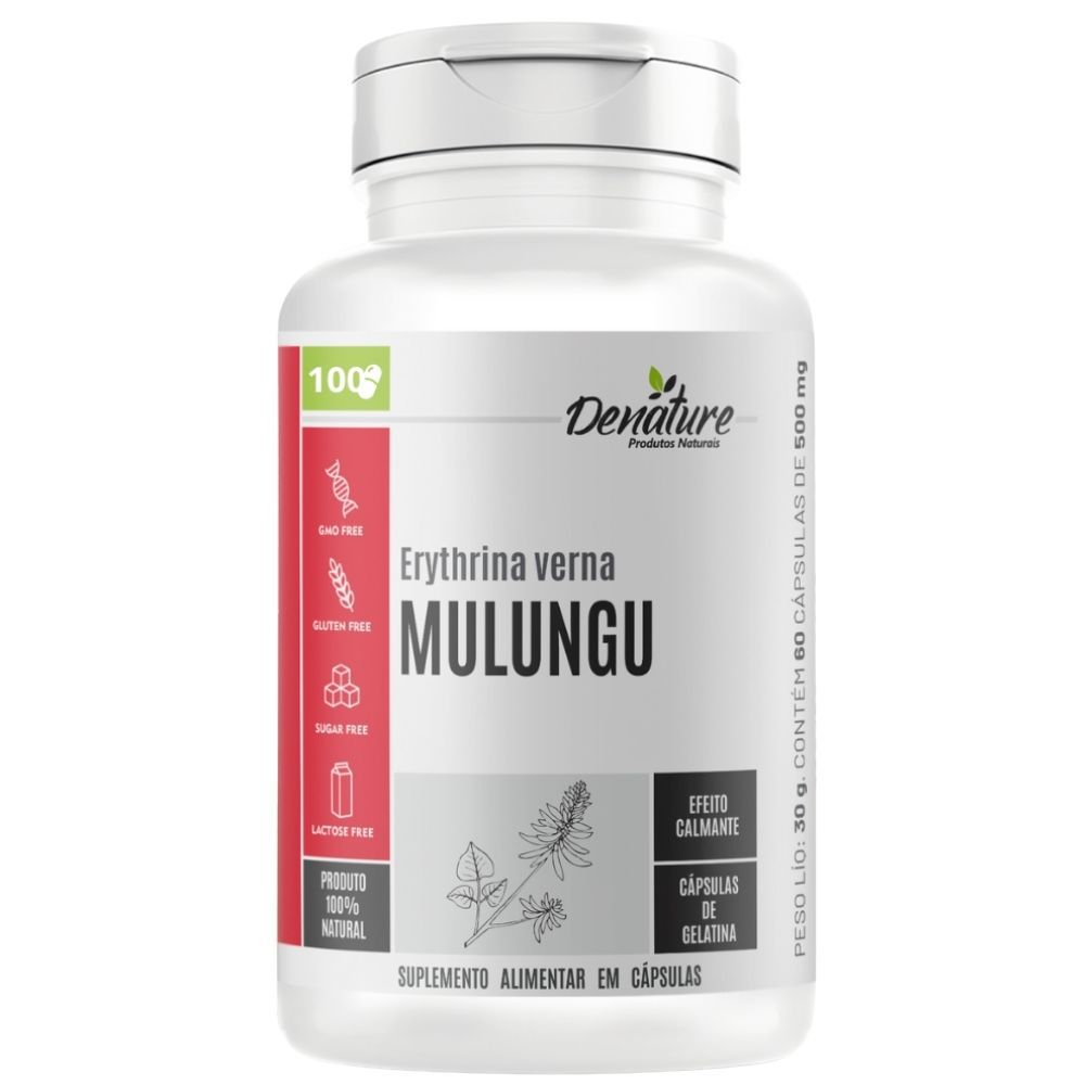 Mulungu Extrato Seco 100 cápsulas - Denature no ATACADO - Distribuidora ...