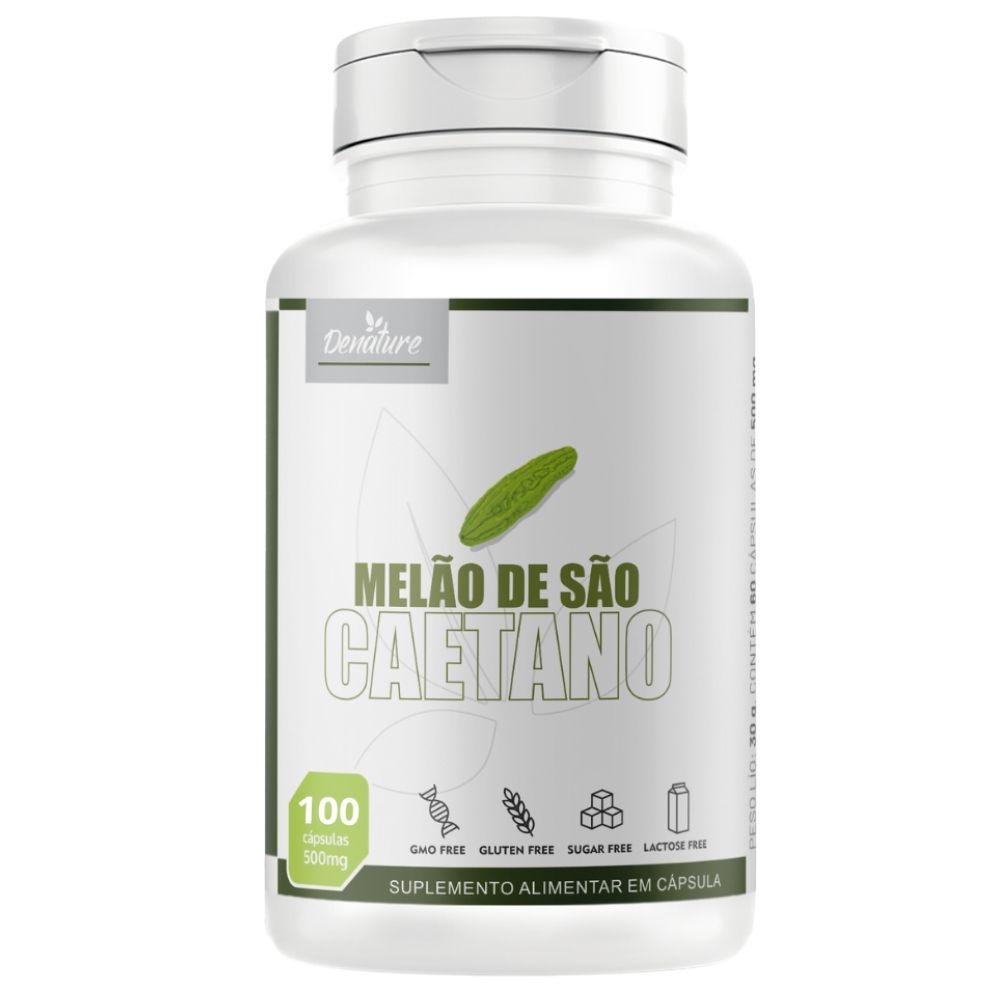 Melão De São Caetano 500mg 100 Cápsulas Denature No Atacado