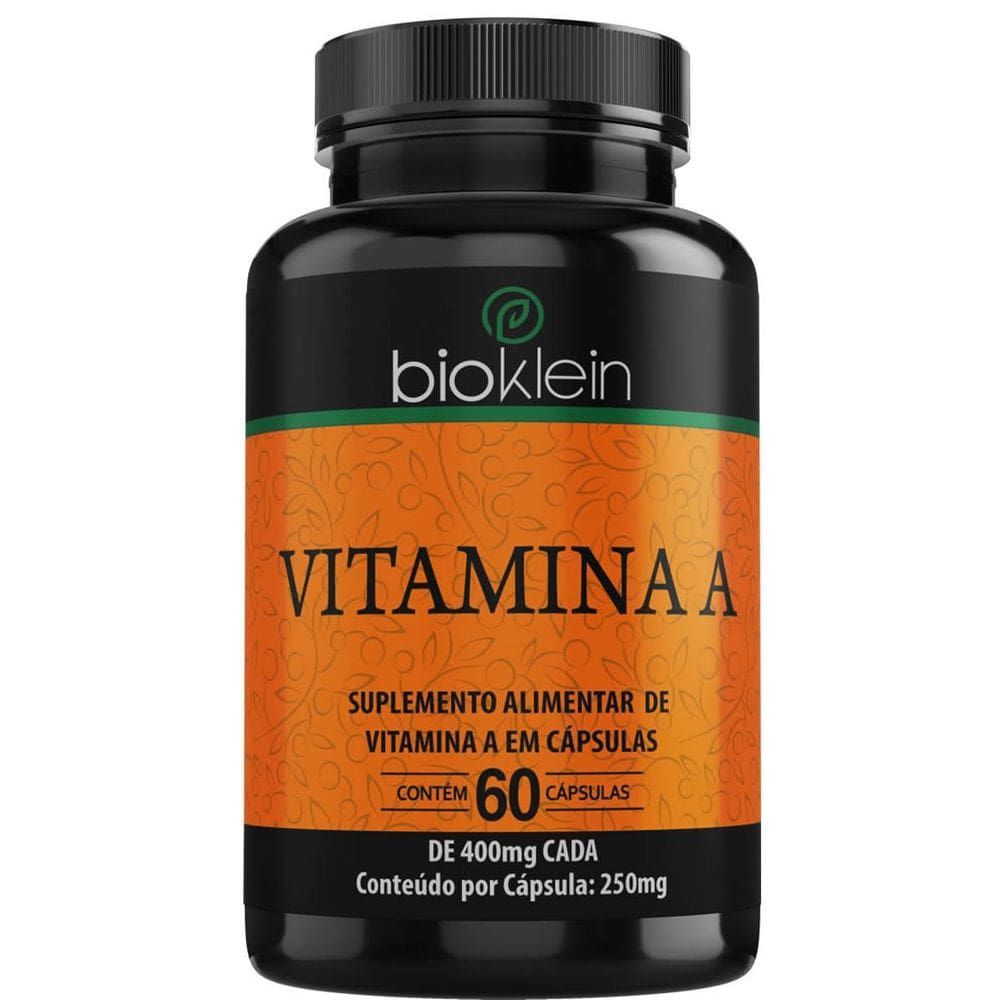 Vitamina A 60 cápsulas - Bioklein - Distribuidora De Suplementos naturais