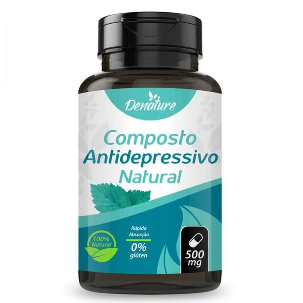 Composto Antidepressivo Natural 100 Cápsulas Denature Distribuidora