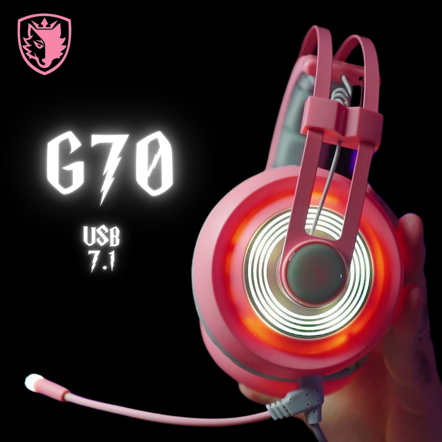 Headset Sades G70 Angel Edition 7.1 Usb Pc Laptop Mac - Sades Brasil ...