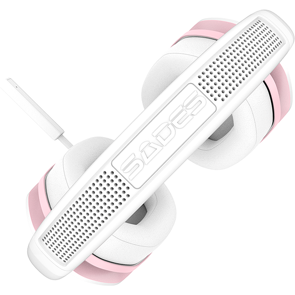 Headset Sades Carrier Wireless Gamer 3 modos Profissional Rosa Angel ...