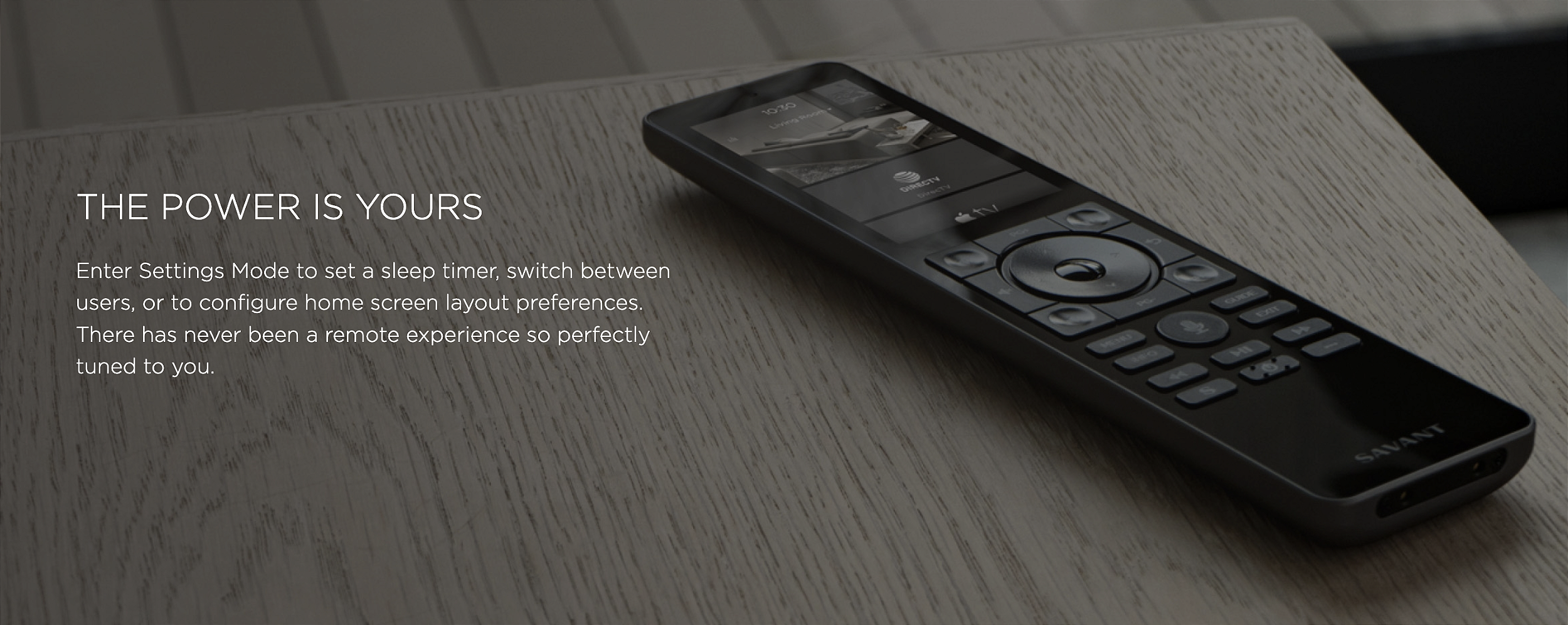 SAVANT PRO REMOTE X2 SPACE GRAY - Habitat