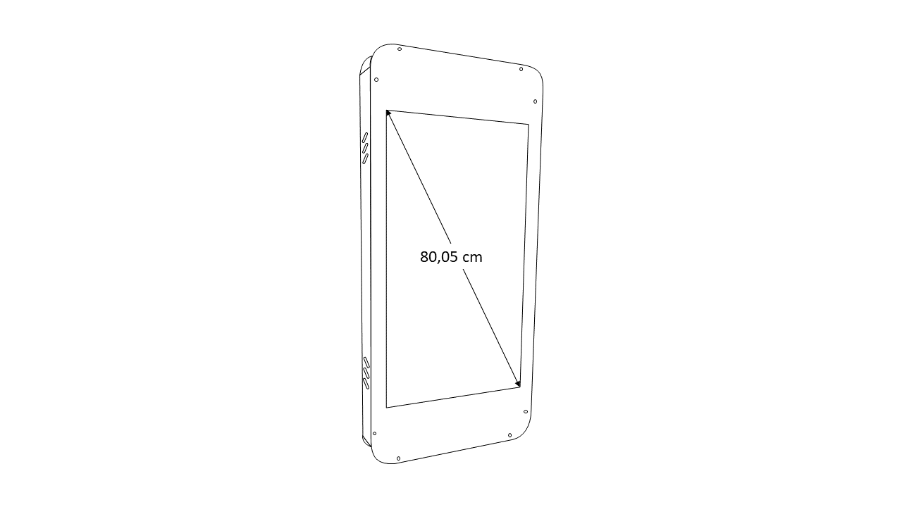 Totem Digital monte o seu! - Caixa em MDF para TV de 32 Polegadas ...