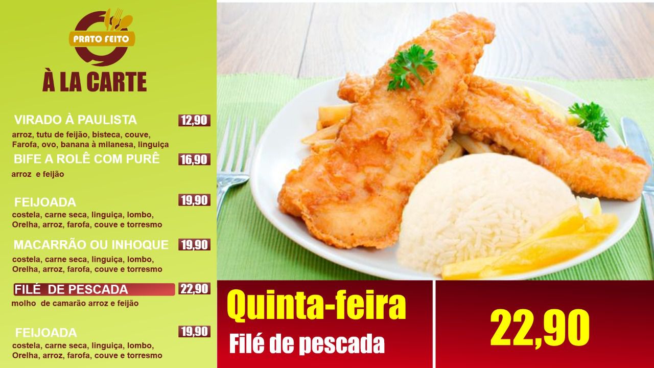 Menu Digital para Restaurante - Prato do Dia - Menu-Food: Menu Digital ...