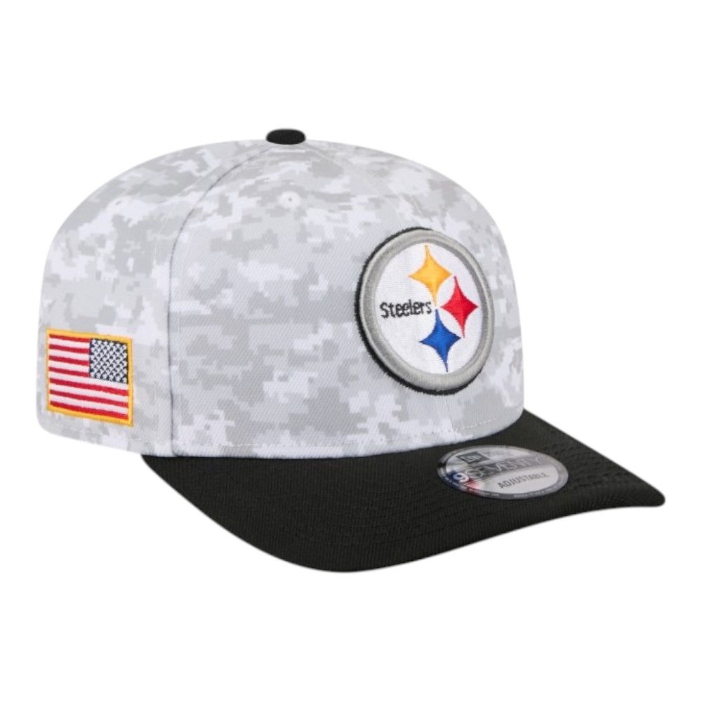 Boné New Era 970 Pittsburgh Steelers Salute to Service Cinza - FIRST ...