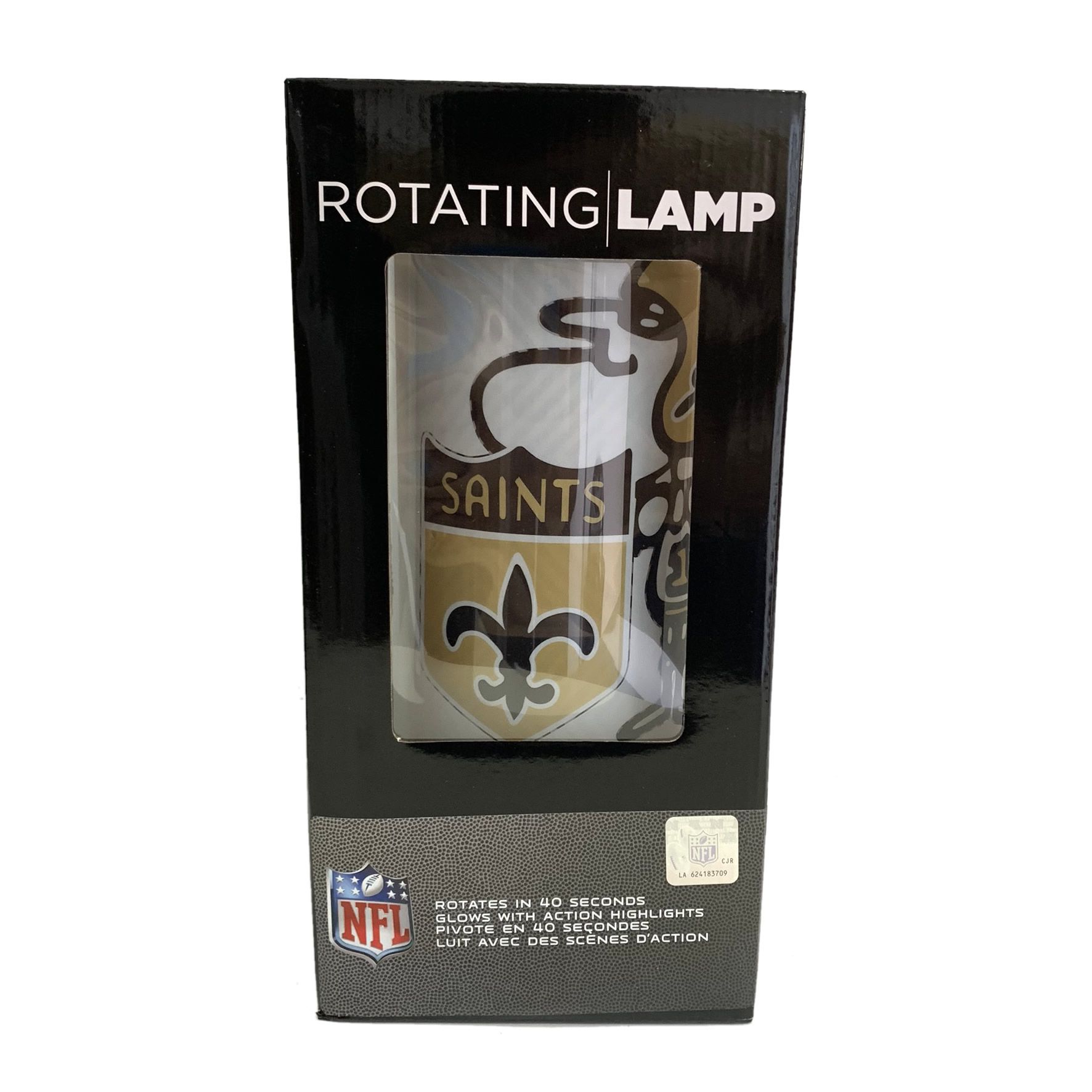 Luminária Rotativa 30cm NFL New Orleans Saints - FIRST DOWN - Produtos ...