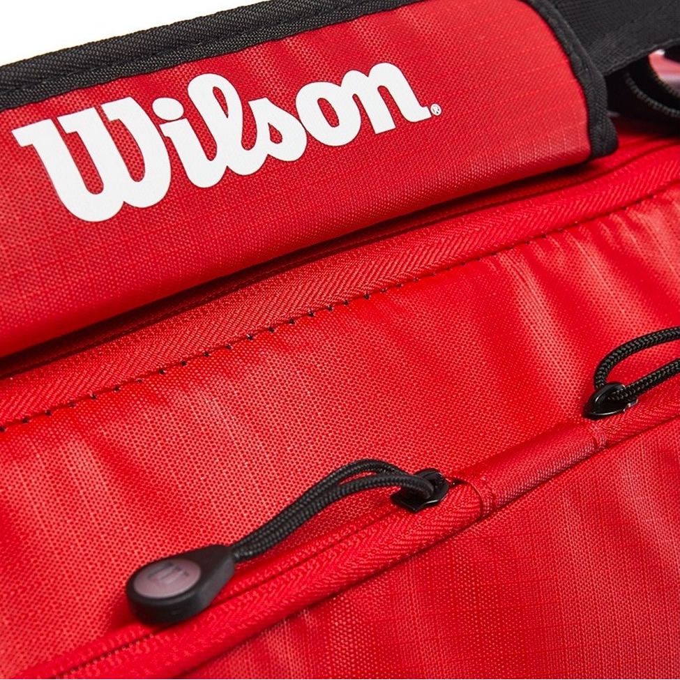Raqueteira Wilson Tour 2 Comp X6 Dupla Vermelha Térmica - FIRST DOWN ...