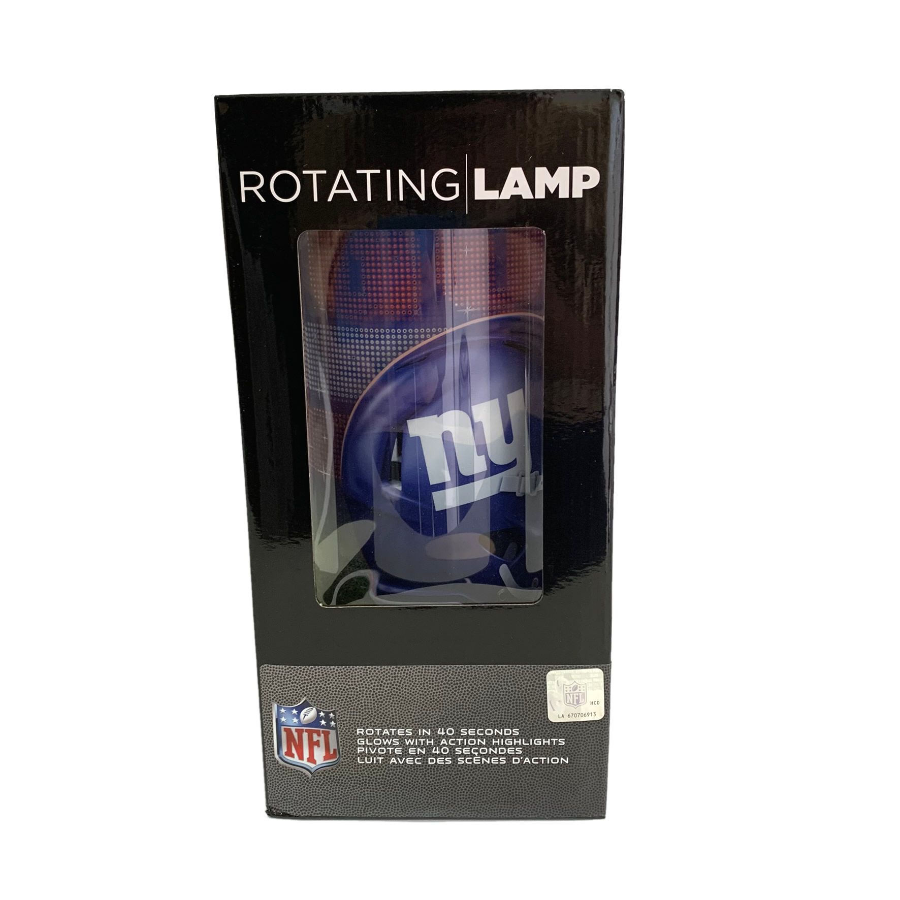 Luminária Rotativa 30cm NFL New York Giants 120V - FIRST DOWN ...