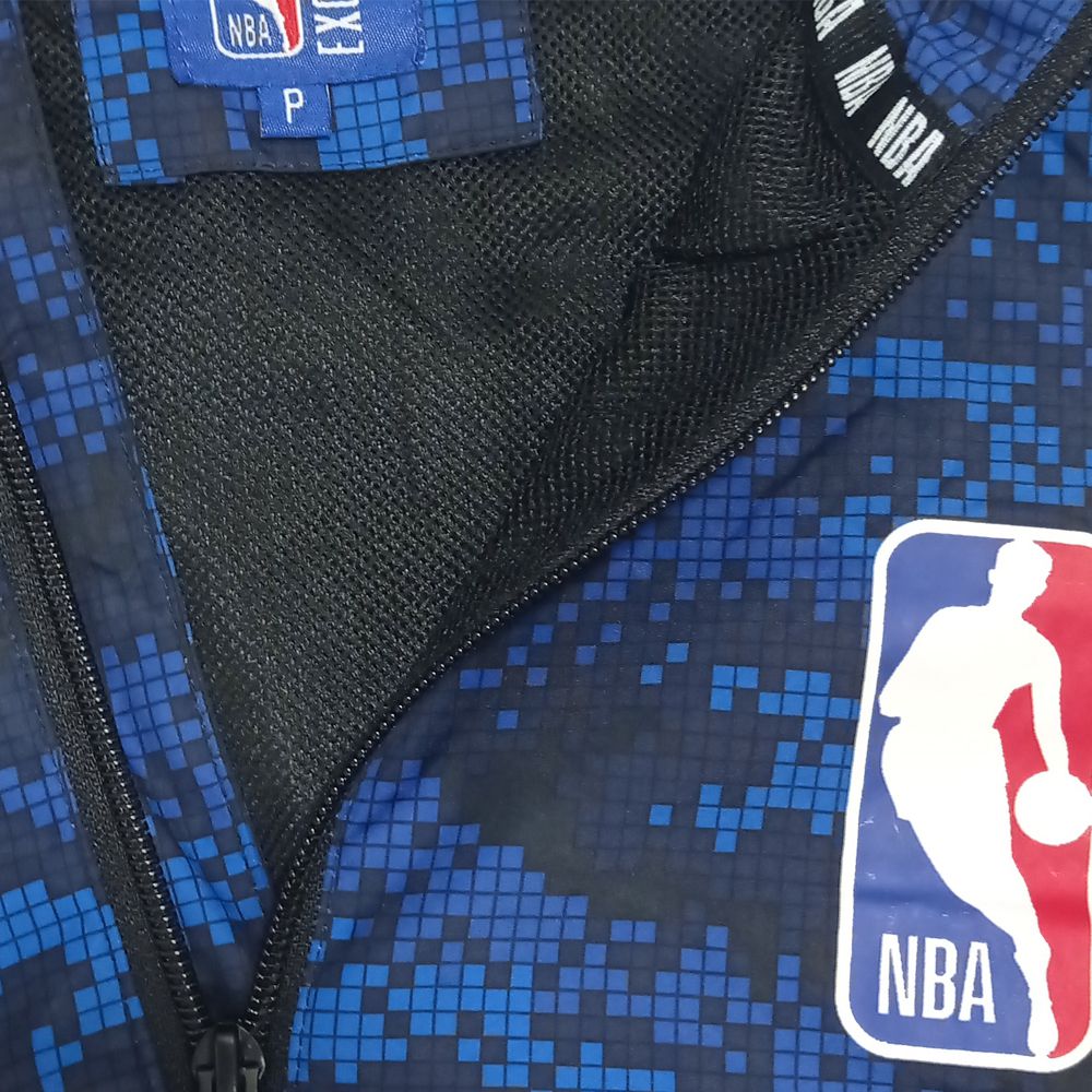 Jaqueta Corta Vento NBA Logoman Digital Azul - FIRST DOWN - Produtos ...