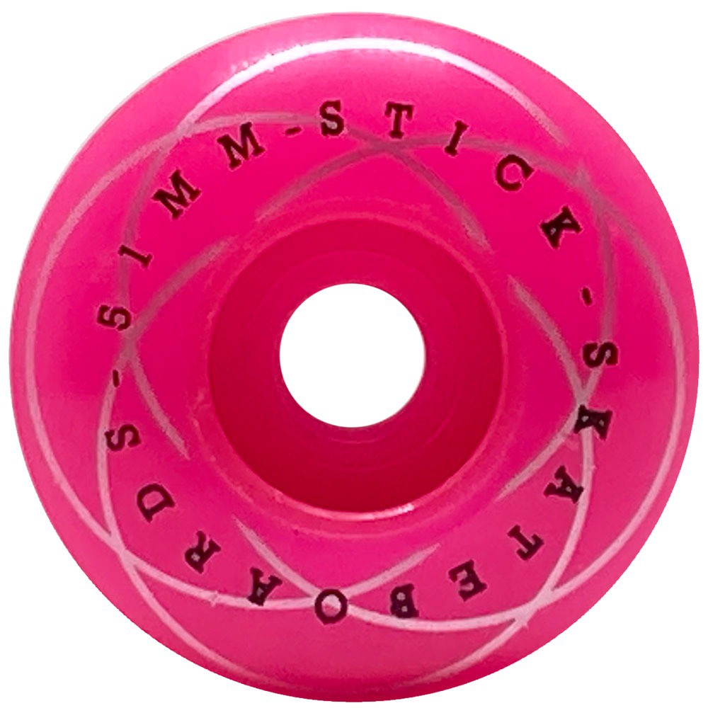 Roda Stick Skateboard Pink 51mm Speed Wheels - Virtual Skate Shop | A ...