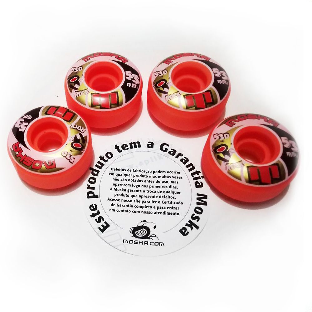 Rodas Moska Rock 53mm Dureza 53D Laranja - Virtual Skate Shop | A Skate ...