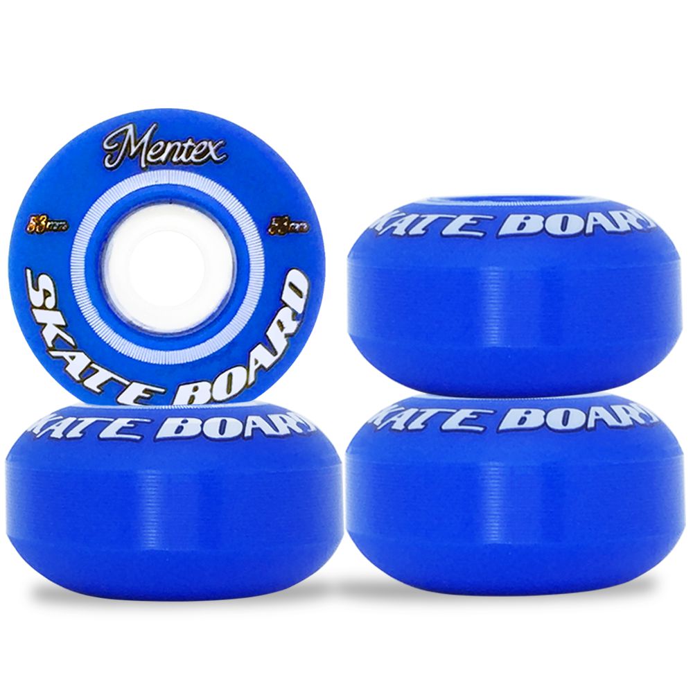 Roda para Skate Mentex 53mm Azul - Virtual Skate Shop | A Skate Shop perfeita pra você