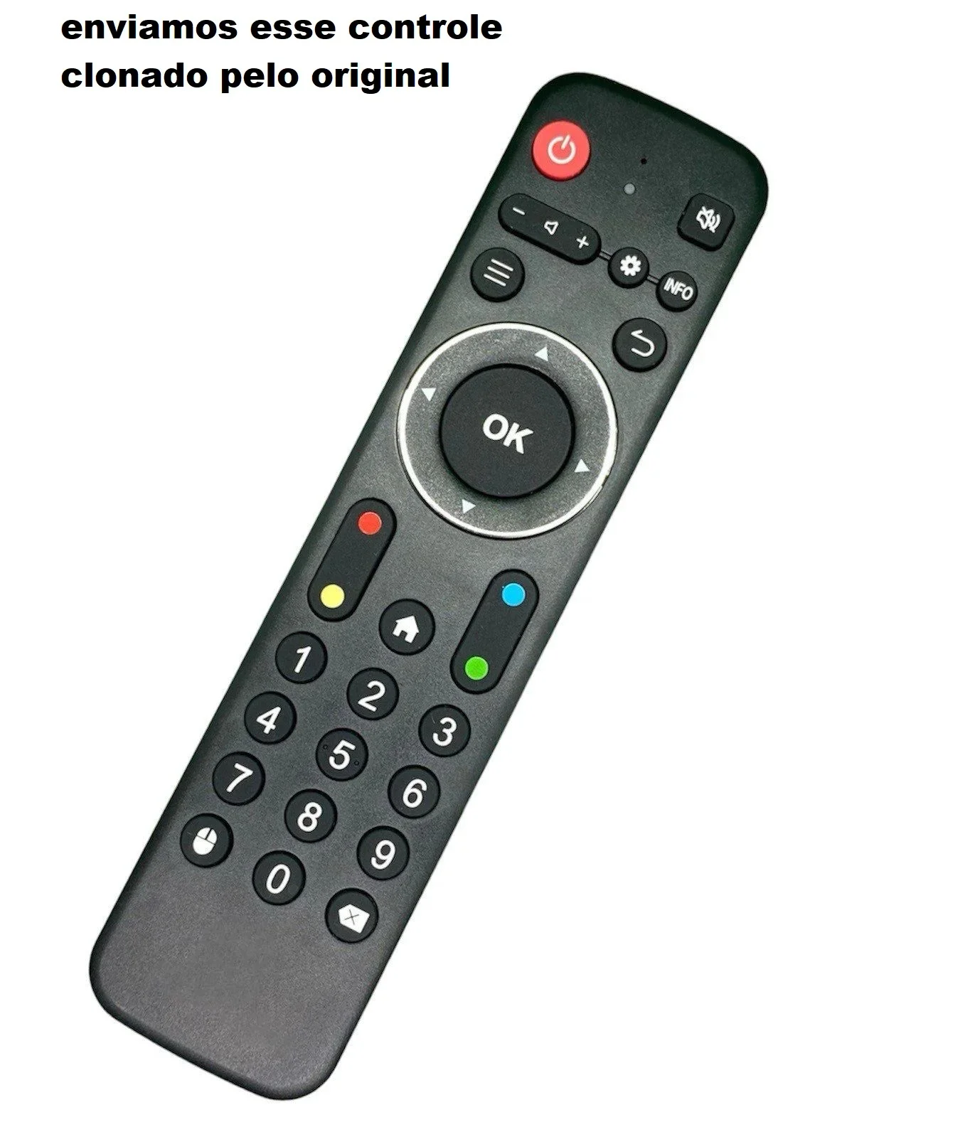 Controle Remoto Air Mouse para Receptor IN XPLUS STICK V2 - EVANELETRO ...