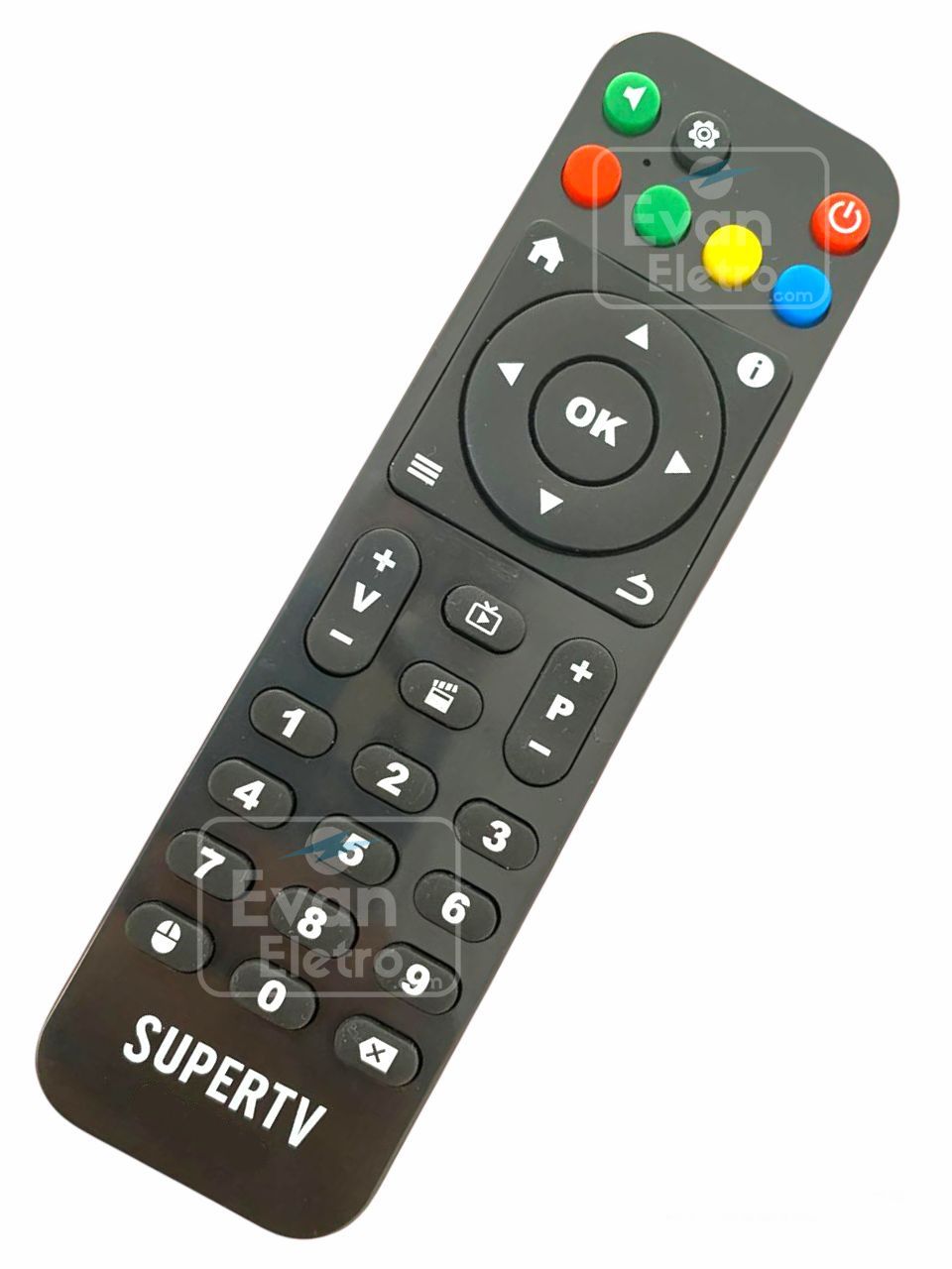 Controle Remoto Para Receptor Supertv Red - EVANELETRO.COM ...