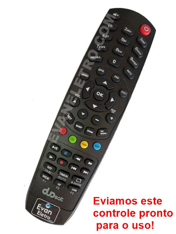Controle Remoto Receptor Duosat Blade HD Micro - EVANELETRO.COM - Distribuidor e Revendedor ...