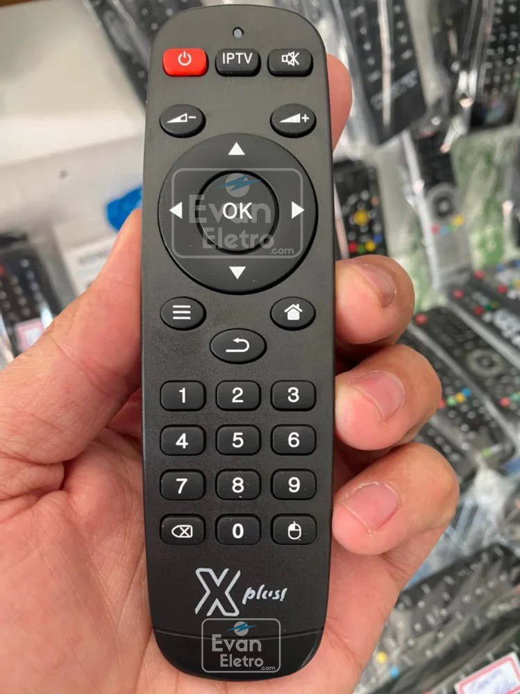 Controle Remoto para Receptor IN X PLUS branco - EVANELETRO.COM - Distribuidor e Revendedor ...