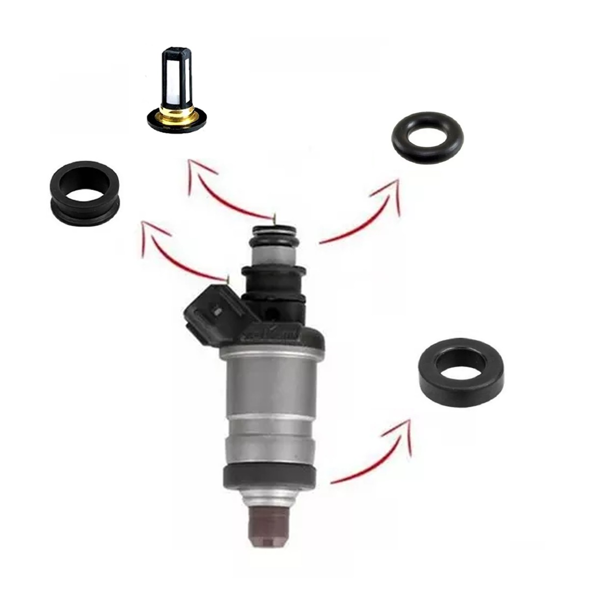 Kit Reparo Bico Injetor Honda Civic 1.5/1.6 92/00 - Bermano Auto Parts ...