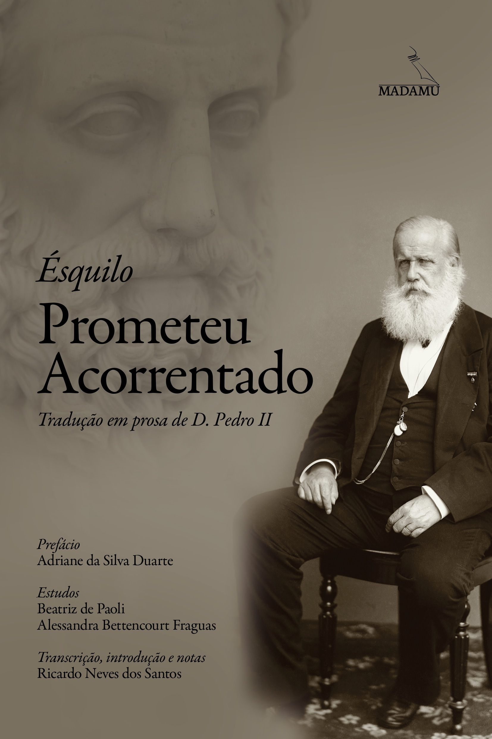 Livro com a tradução de D. Pedro II para o Prometeu Acorrentado ...