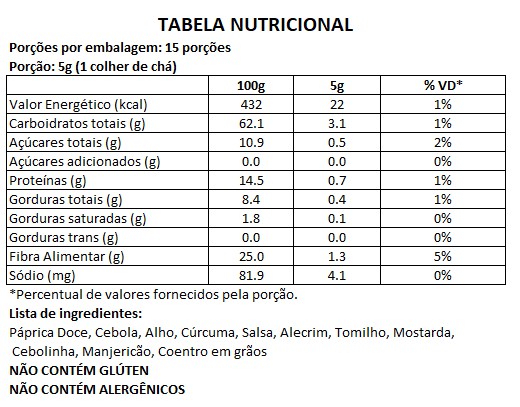 Tempero Fit Frango BR Spices Pote 75G - BR Spices - Loja Online