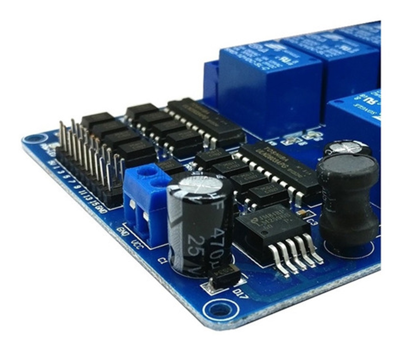 Módulo Relé De 16 Canais 12v 10a com Optoacoplador Arduino - Atena Mix ...