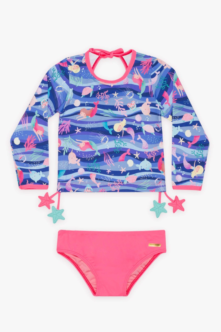 Biquini Infantil Sereia Dedeka Proteção UV | Maria Pirulita - Maria ...
