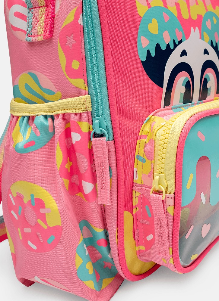 Lancheira Infantil Panda Donuts Rosa Puket | Coleçãp 2024 - Maria ...