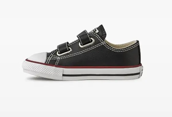 TÊNIS CHUCK TAYLOR ALL STAR VELCRO PRETO - Maria Pirulita Moda Infantil