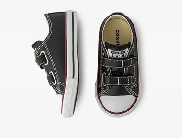 TÊNIS CHUCK TAYLOR ALL STAR VELCRO PRETO - Maria Pirulita Moda Infantil