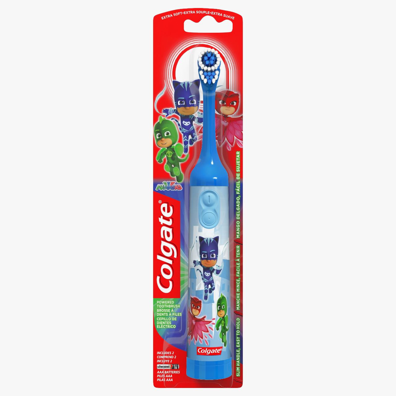 Escova Elétrica Colgate Pj Masks - Azul - Maria Pirulita Moda Infantil