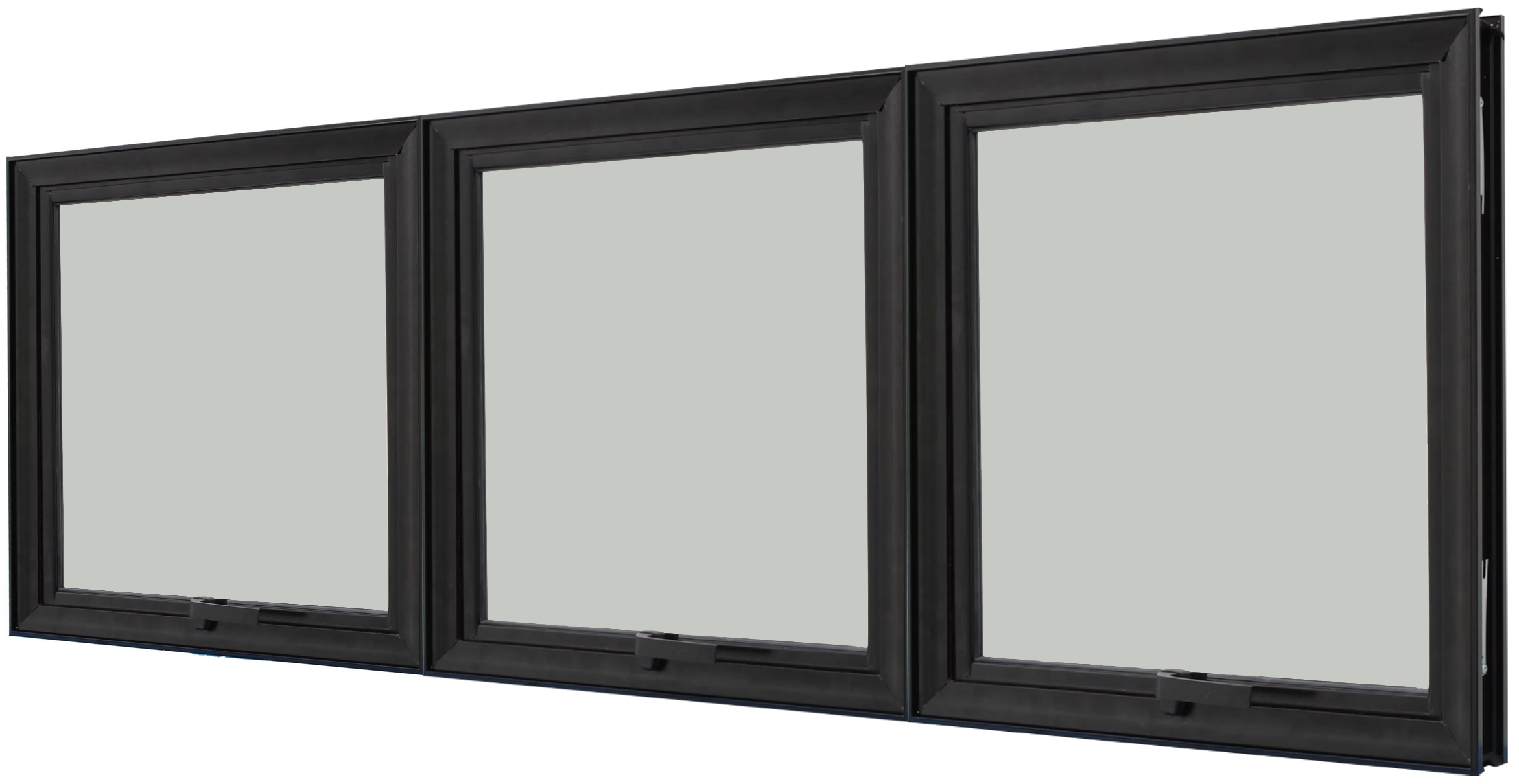 Maxim Ar 3 Seções Horizontal Sem Grade Alumínio Preto - Spj Linha 25 ...