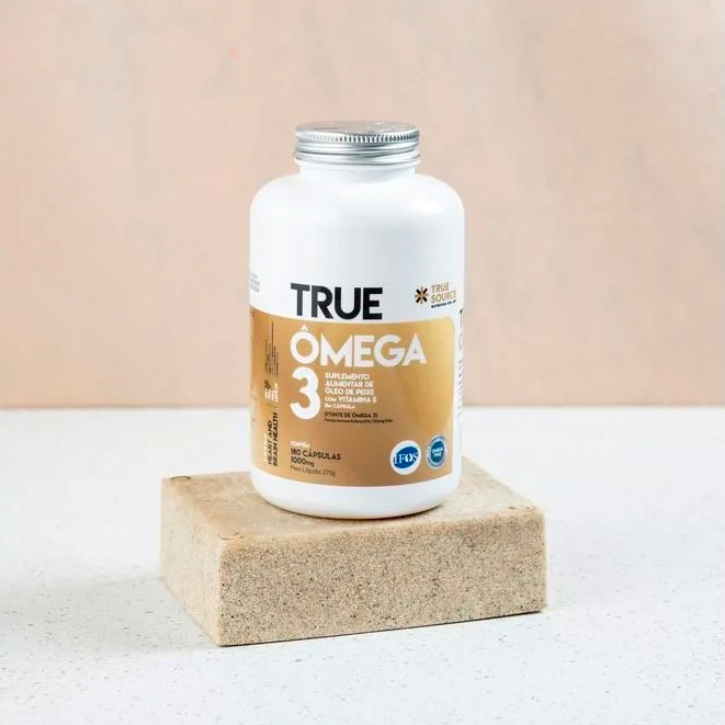 True Ômega 3 (1000mg) (IFOS) - 180 Cápsulas - True Source - FITFIELD