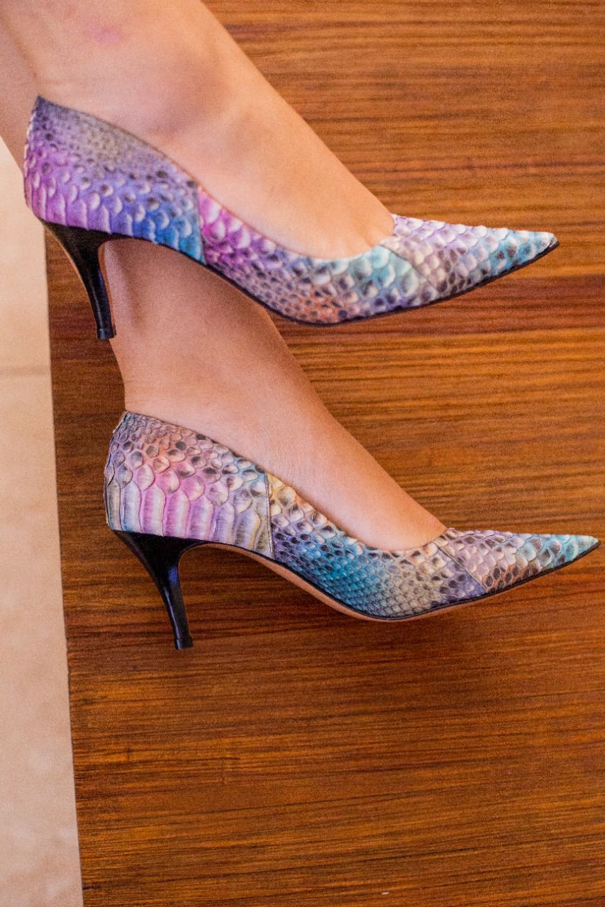 Scarpin Python Salto Alto - Janine Passini - Marca feminina de roupas e ...