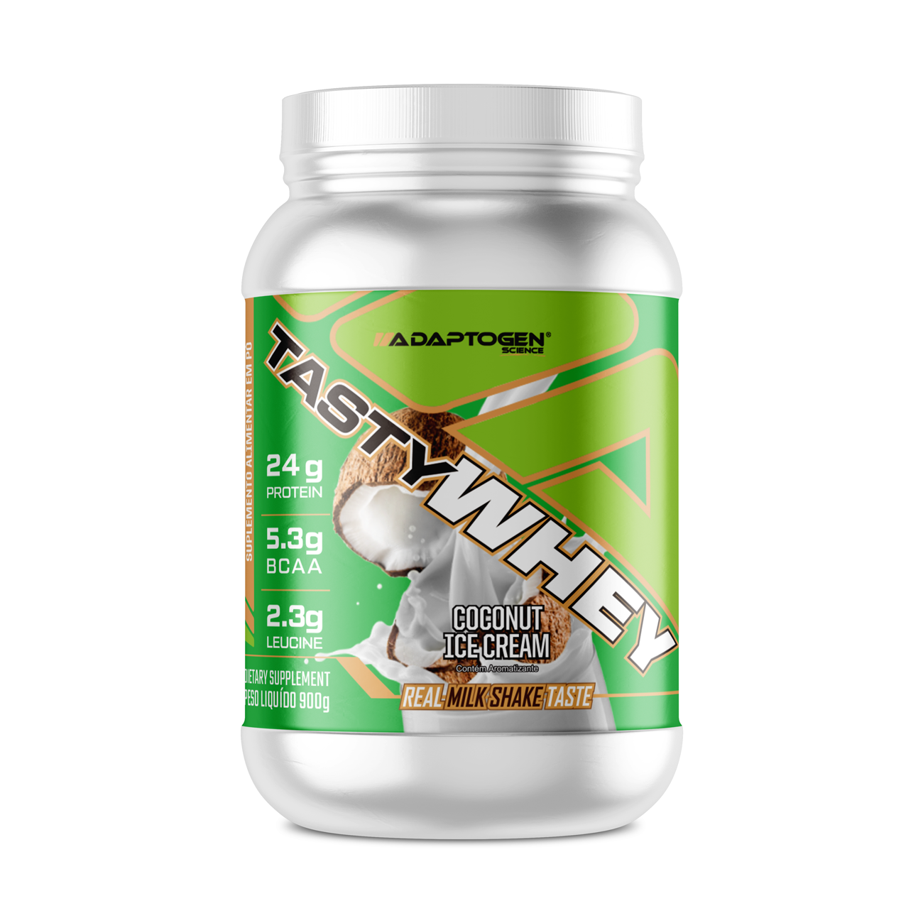 Tasty Whey Adaptogen 900g - AT SUPLEMENTOS