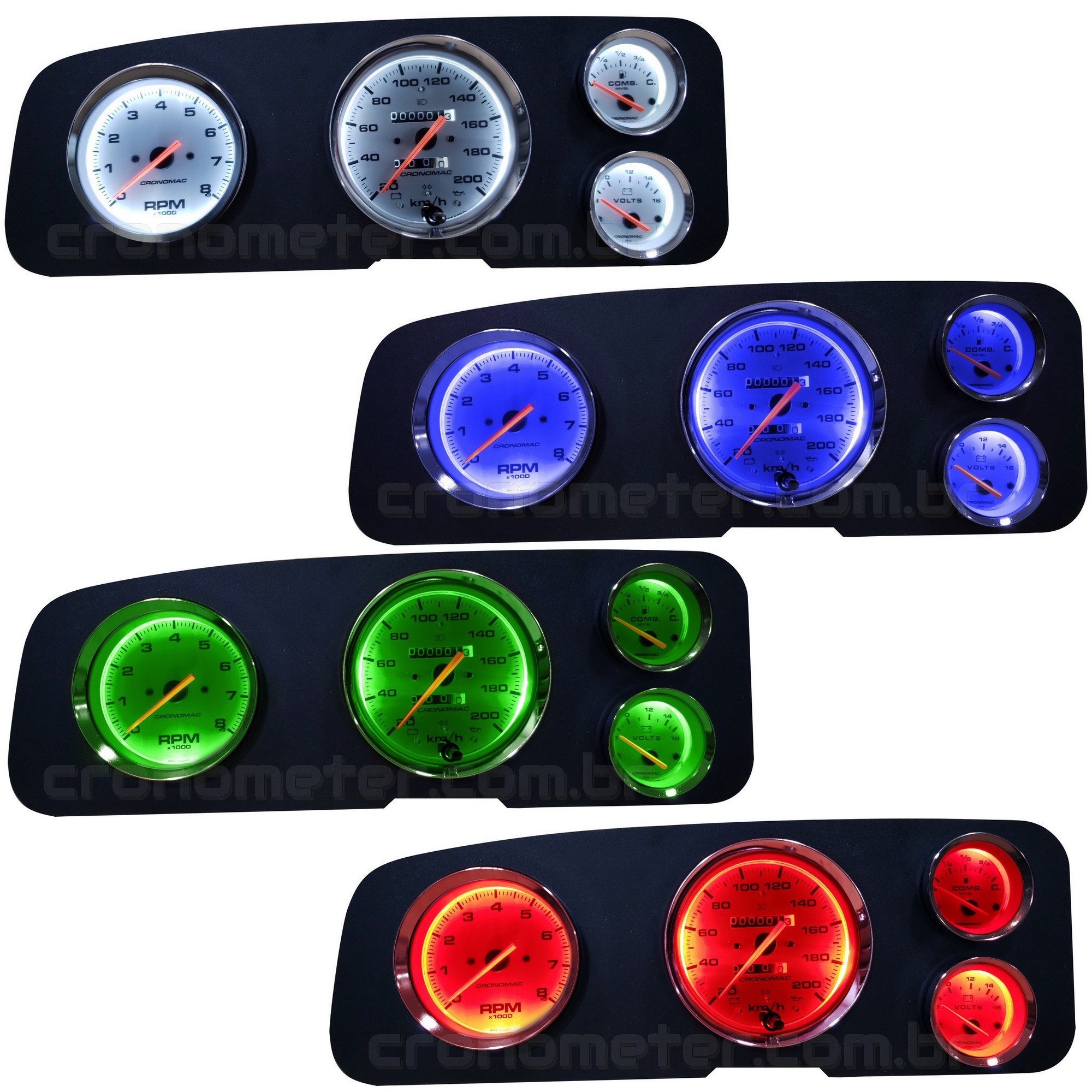 Painel Fusca Itamar / Fafá 200km/h COM Boia de Braço - Croma Branco ...