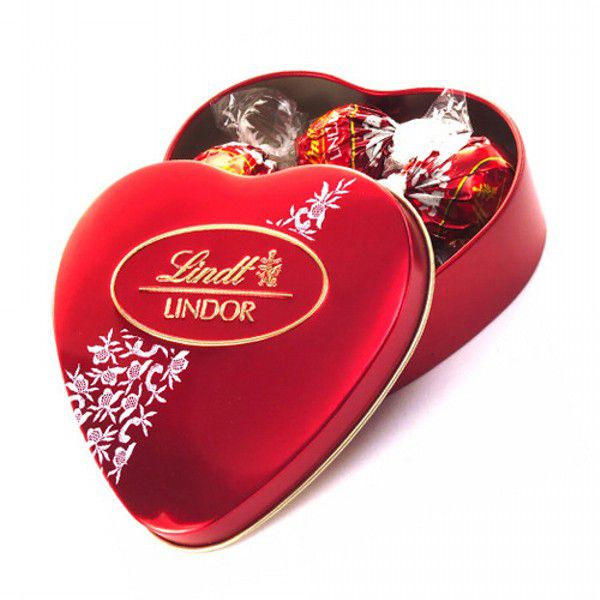 Lindt Lindor Heart 50g - Fênix Floricultura - Flores, Cestas e Presentes